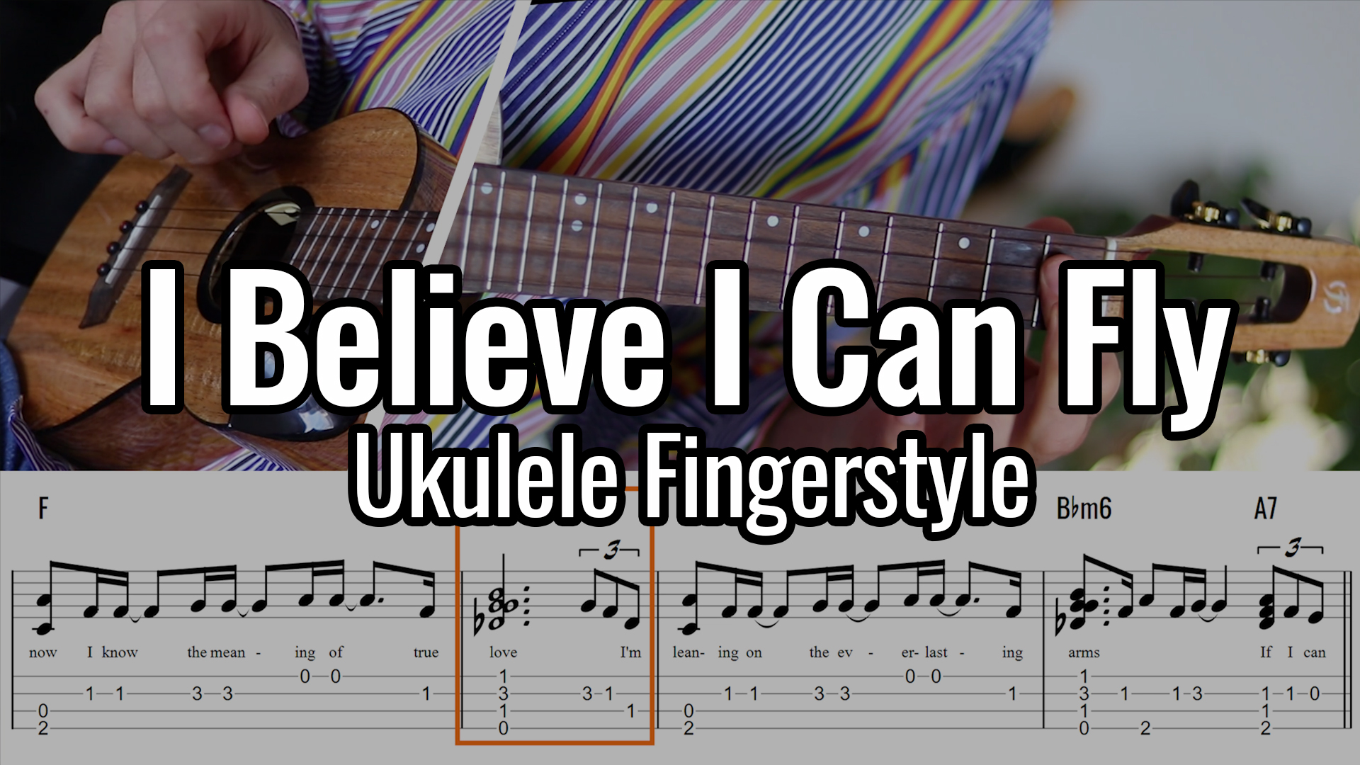 R. Kelly - I Believe I Can Fly (Ukulele Fingerstyle) - Ukulele Cheats