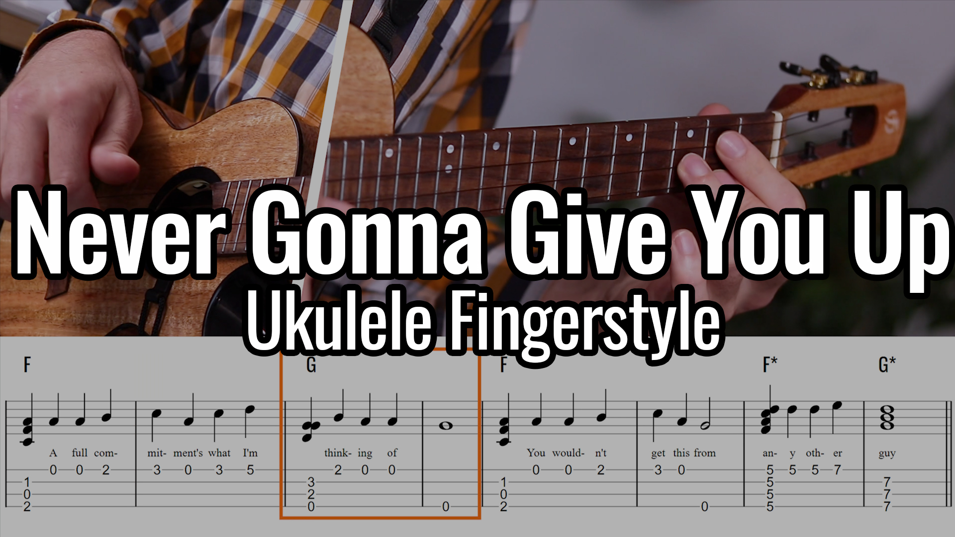 Rick Astley - Never Gonna Give You Up (Ukulele Fingerstyle) - Ukulele ...
