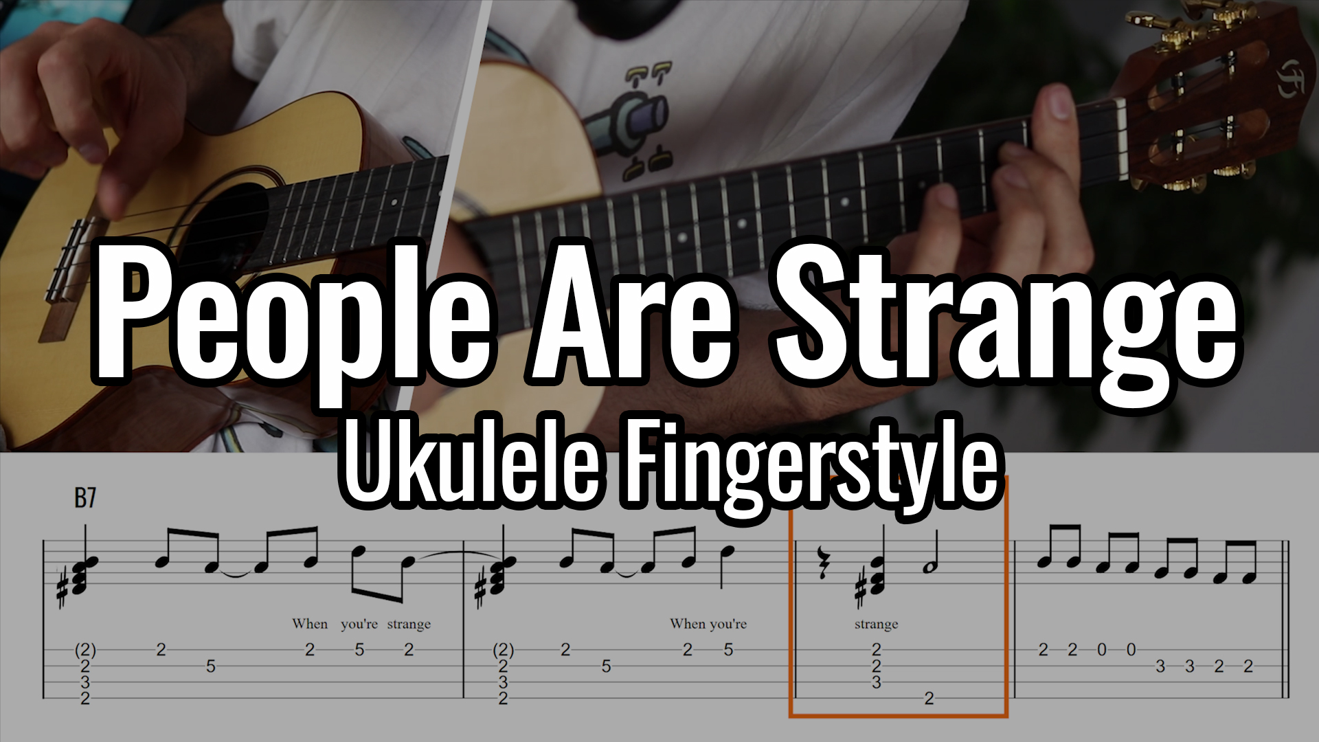 The Doors - People Are Strange - Ukulele Cheats