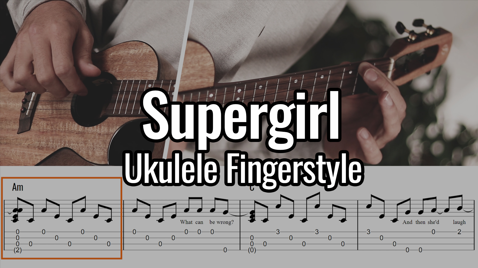 Reamonn - Supergirl (Ukulele Fingerstyle) - Ukulele Cheats