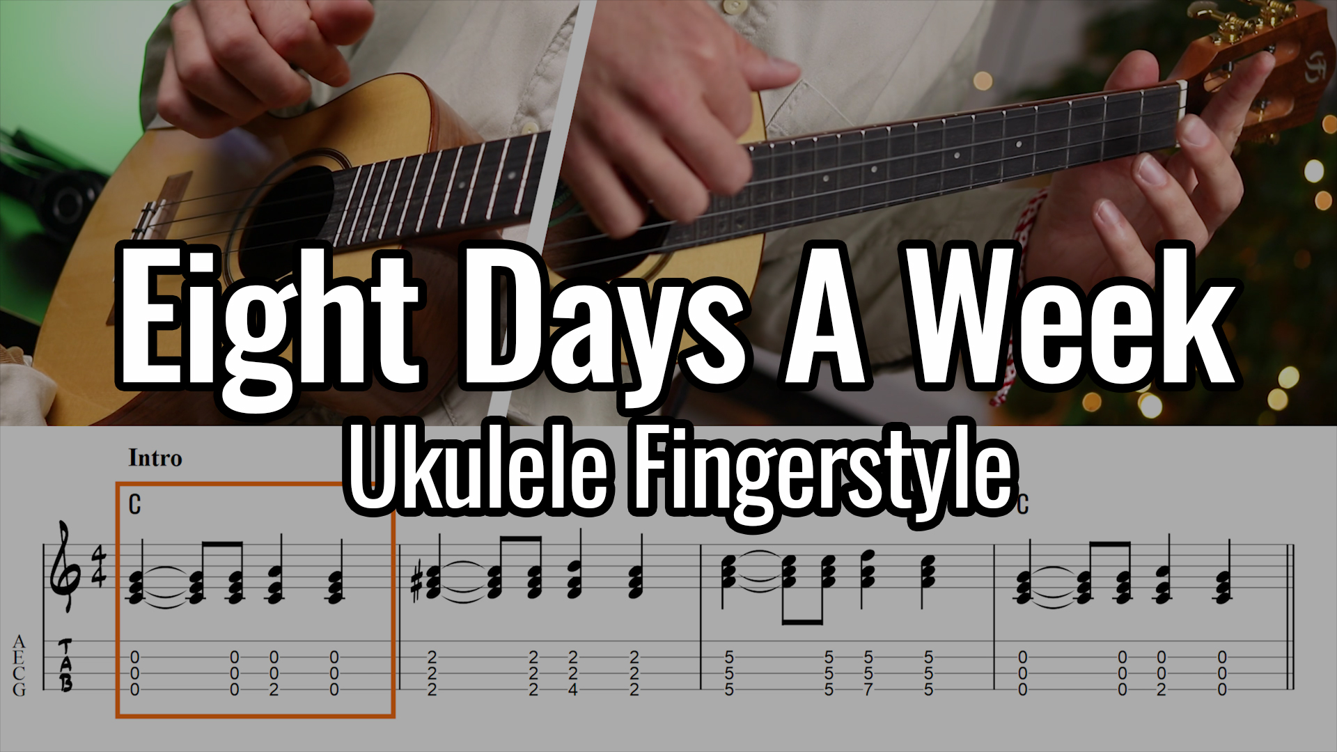 The Beatles - Eight Days a Week - Ukulele Cheats