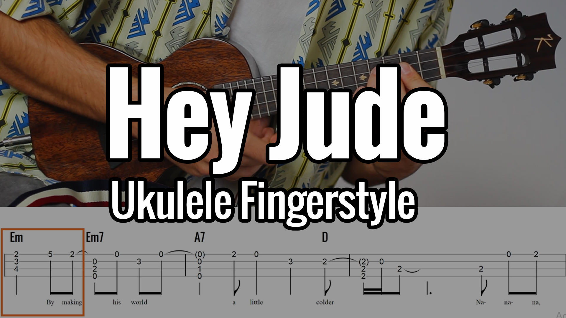 The Beatles - Hey Jude - Ukulele Cheats