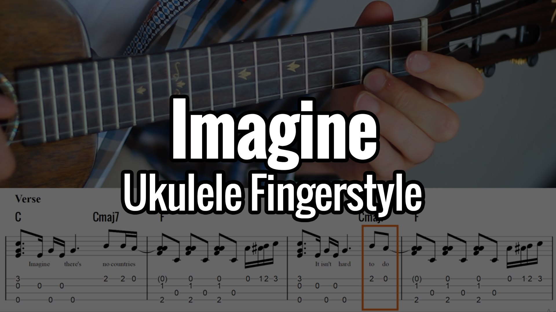John Lennon - Imagine (Ukulele Fingerstyle) - Ukulele Cheats
